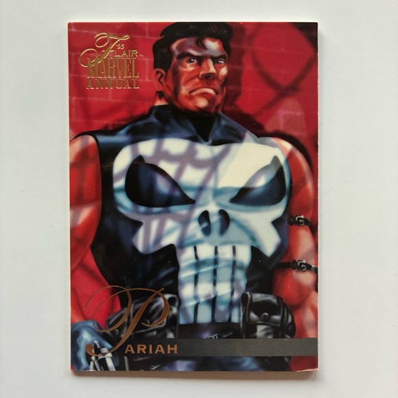 Marvel | Toys | Vtg 995 Marvel Annual Flair Punisher Predator Prey ...